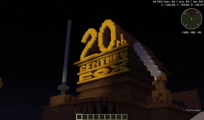 20th Century Fox/20th Century Studios Logos V1 Minecraft Map