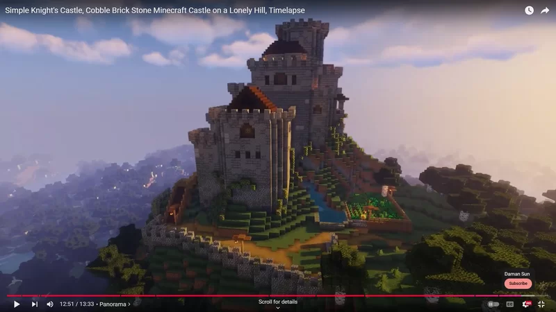 Knight's Castle - this build is a Free Download as a Free Member on my ...