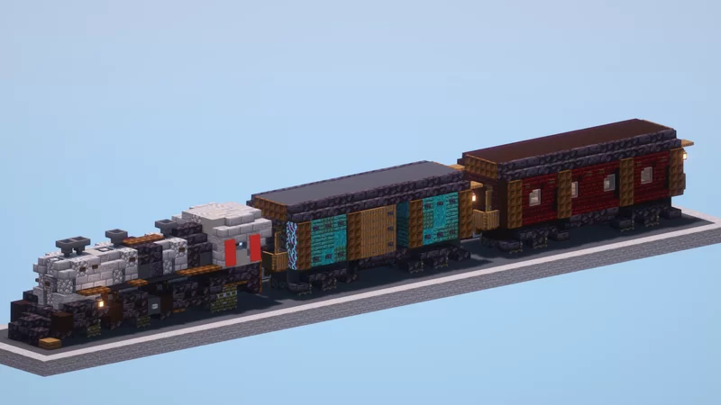 Steam Train Minecraft Map
