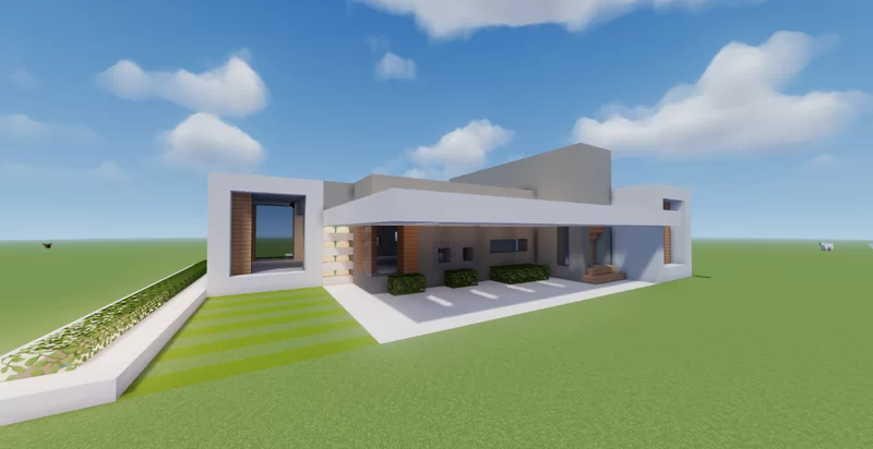 Modern House 60 (Map + Schem) Minecraft Map