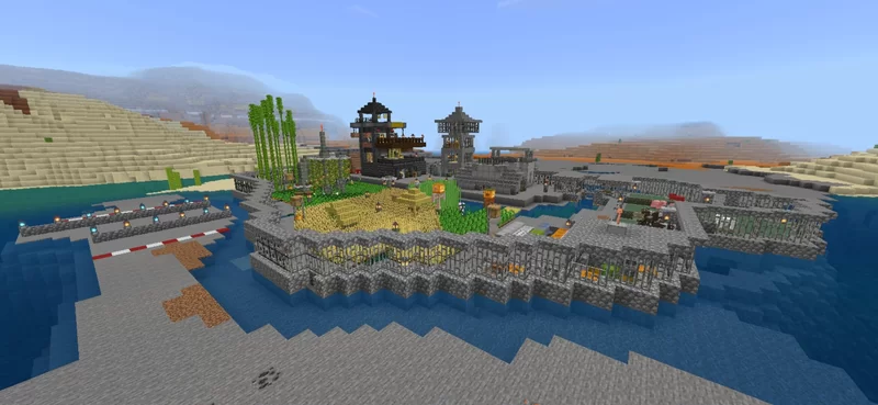 a Living Base on Stony Shore Minecraft Map