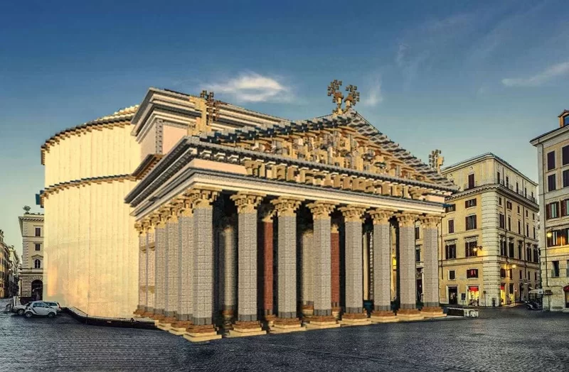 The Pantheon of Rome Minecraft Map