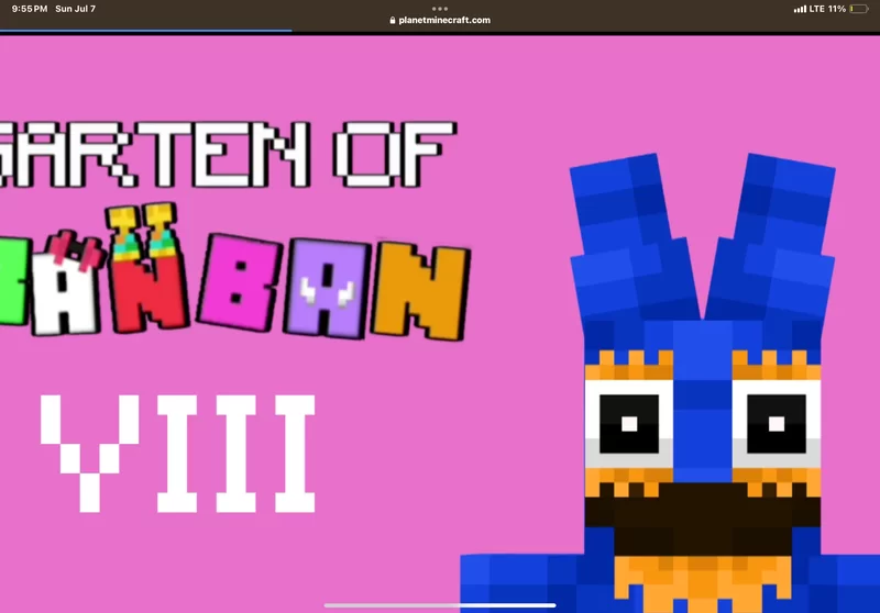 Garten of Banan 8 fanmade Minecraft Map