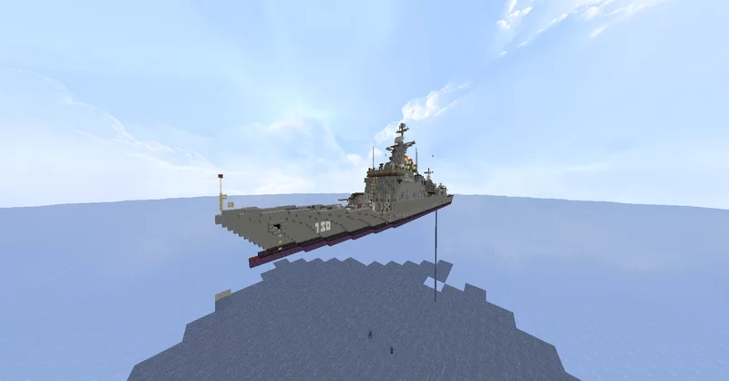 Modern warship Minecraft Map