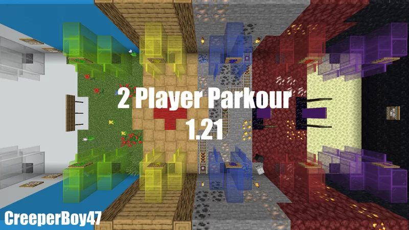 2 Player Parkour - 1.21 - CreeperBoy47 Minecraft Map
