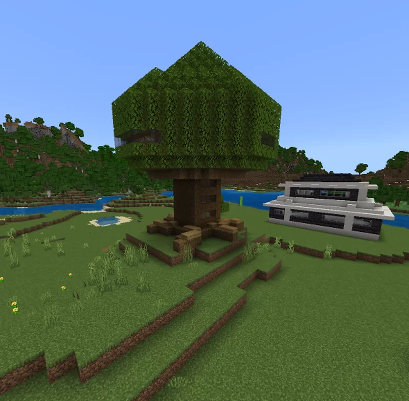 Tree House Minecraft Map