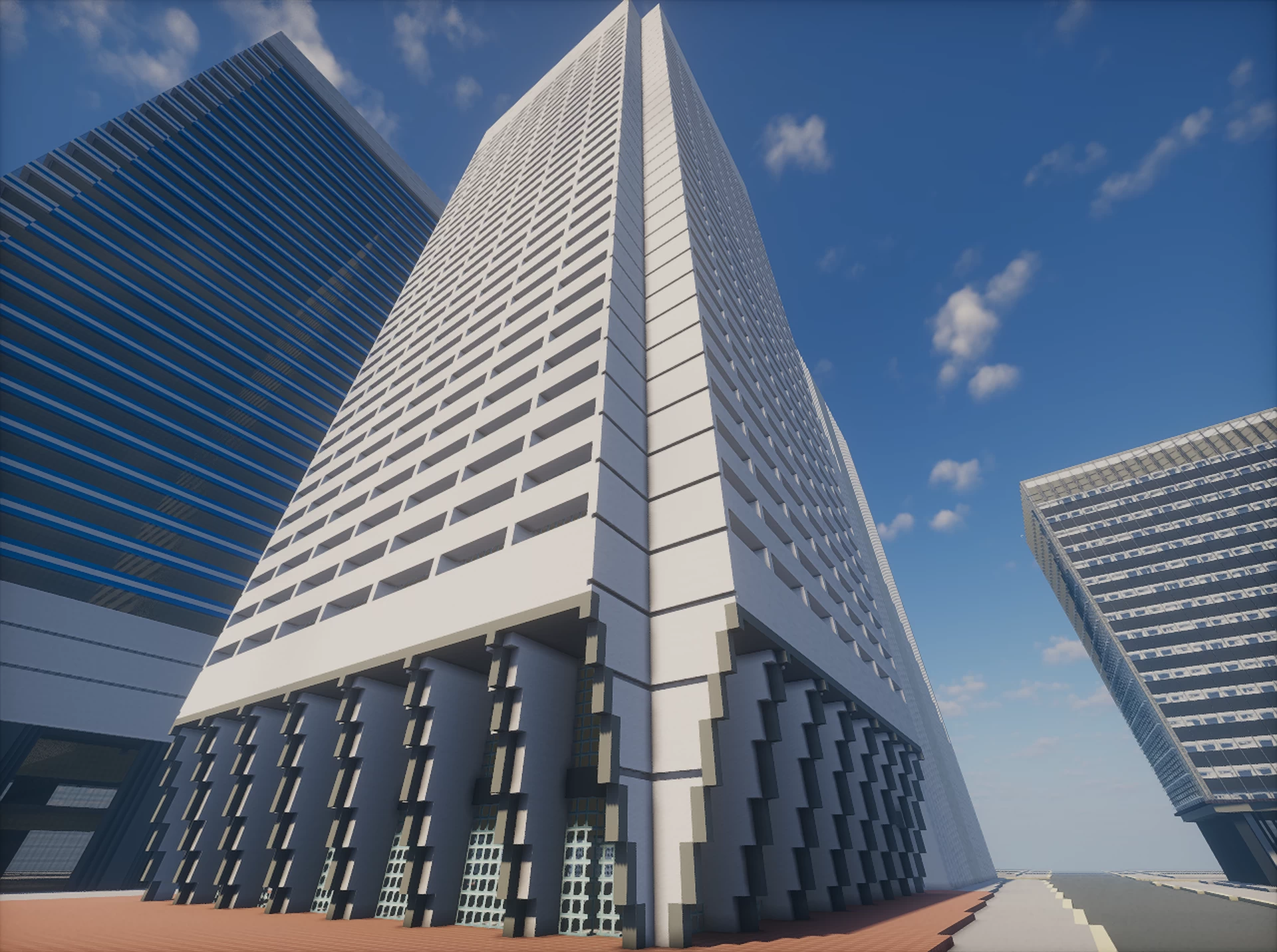 Minecraft Skyskraper Design Minecraft Modern City Buildings