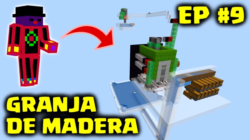 Granja de Madera automática - By NeyLopez Minecraft Map