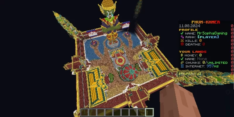 Lobby Builder By PhumKhmer Server (FREE) Minecraft Map