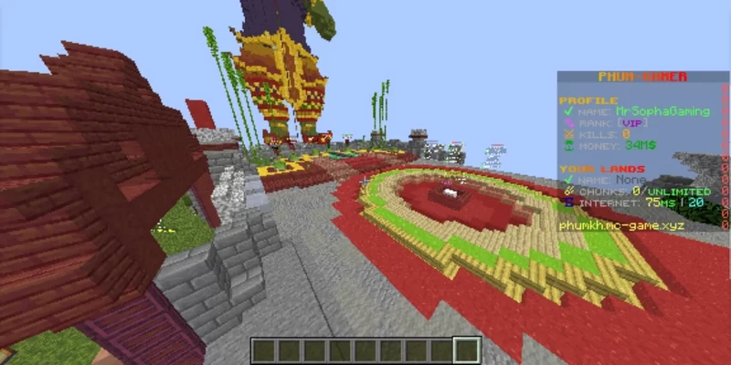 Lobby Builder By PhumKhmer Server (FREE) Minecraft Map