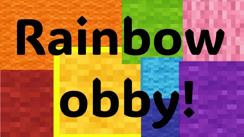 Rainbow Obby Minecraft Map