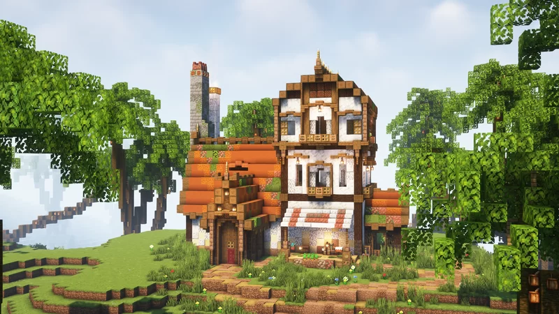 Tropical house Minecraft Map