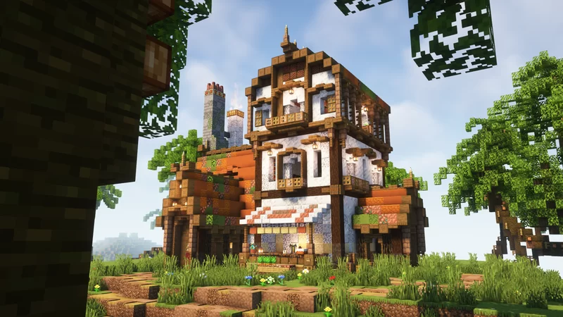 Tropical house Minecraft Map