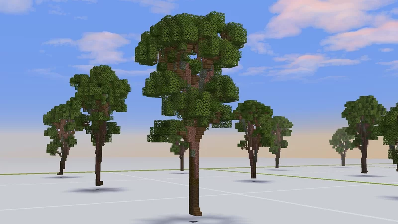 Minecraft Custom Tree Pack - Teak Minecraft Map