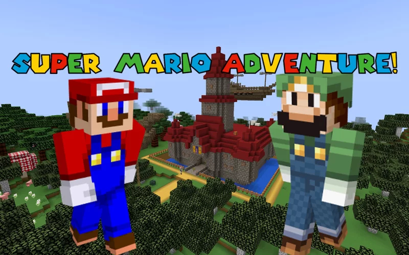Super Mario Adventure! (Adventure map) Minecraft Map