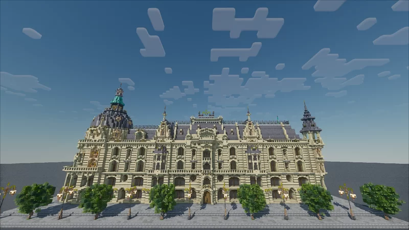 Kaiser Wilhelm Straße inspired building Minecraft Map