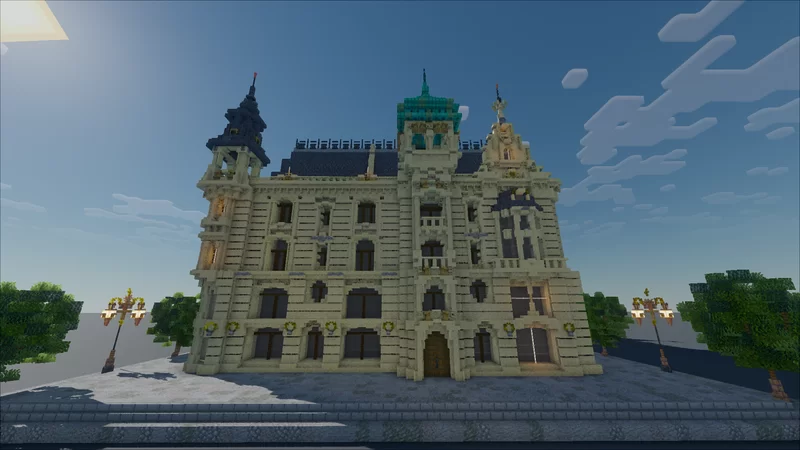 Kaiser Wilhelm Straße inspired building Minecraft Map
