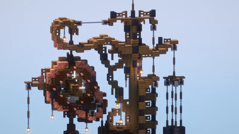 Steampunk Clock Minecraft Map