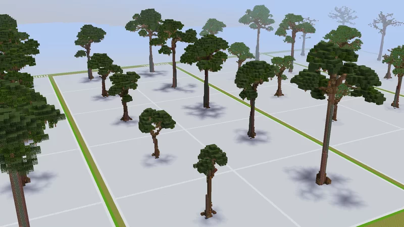 Minecraft Custom Tree Pack - Brazil Nut Tree (DOWNLOAD) Minecraft Map