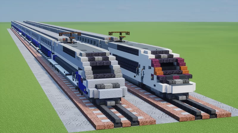 TGV Duplex Atlantique, Carmillion Train Minecraft Map