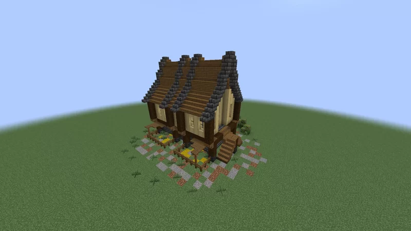 Medieval Farm House Minecraft Map