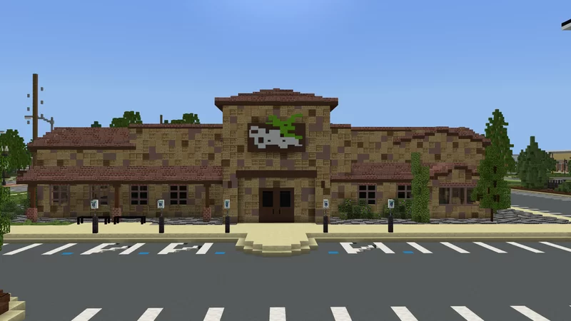 Olive Garden in Minecraft Minecraft Map