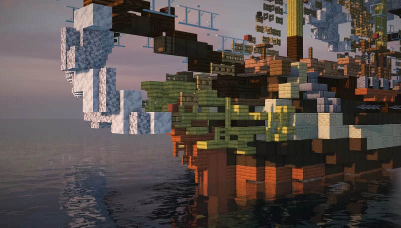 FRIGATE SUPERIOR minecraft ship | survival friendly Minecraft Map