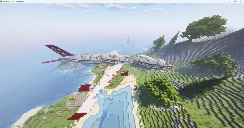 CRASHED- minecraft plane crash Minecraft Map CRASHED- minecraft plane crash Minecraft Map