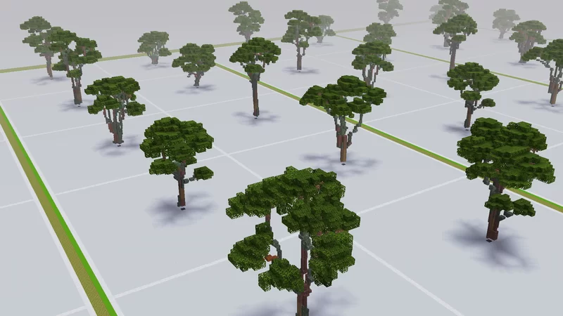 Minecraft Custom Tree Pack - Balsa (DOWNLOAD) Minecraft Map