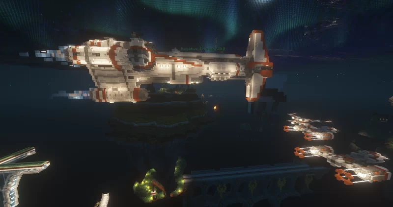 Star Wars Hammerhead Corvette (The Lightmaker) Minecraft Map