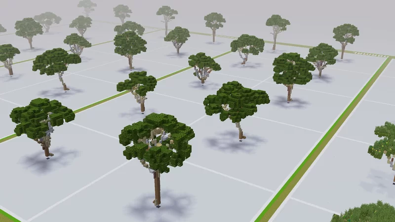 Minecraft Custom Tree Pack - Leopard Tree (DOWNLOAD) Minecraft Map