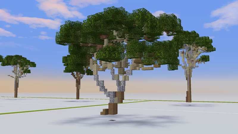 Minecraft Custom Tree Pack - Leopard Tree (DOWNLOAD) Minecraft Map