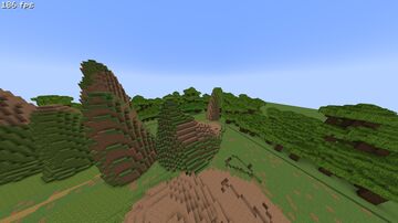 Mountains Minecraft Maps with Downloadable Schematic