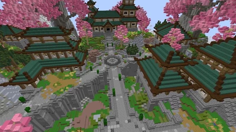 Sakura Spawn 1.20+ Minecraft Map