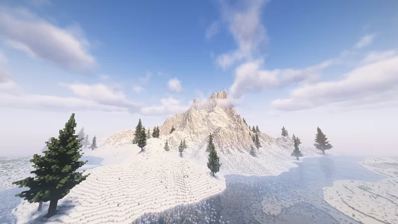 Island WorldPainter 2000x2000 Minecraft Map