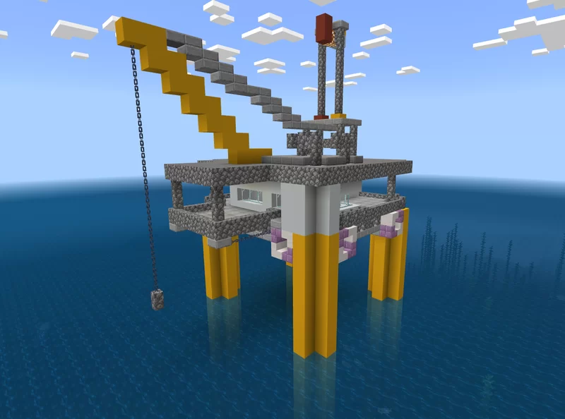 Small Oil Rig V2 Minecraft Map
