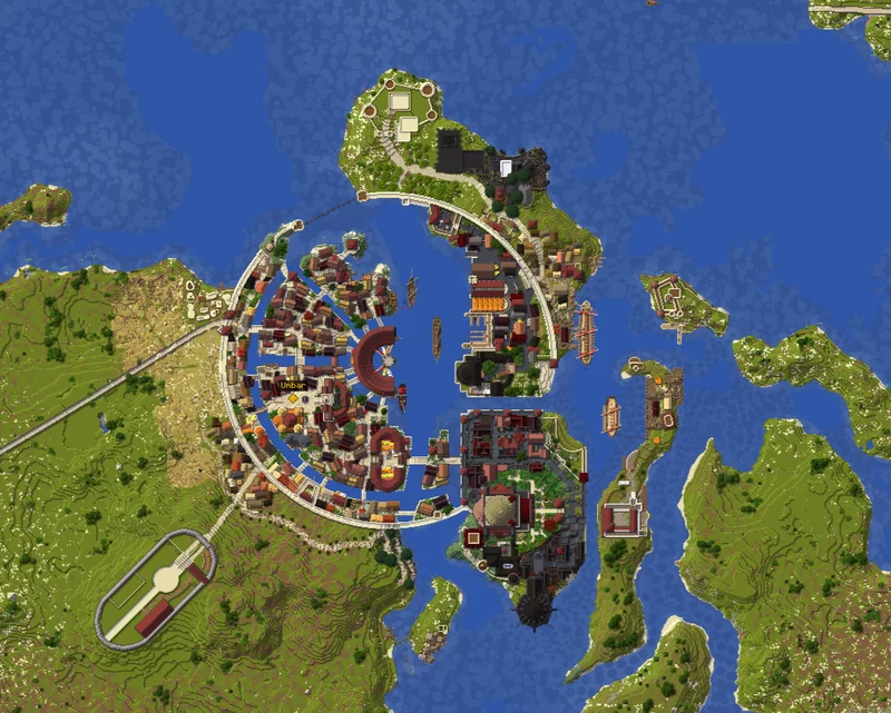 Umbar, Minecraft Map