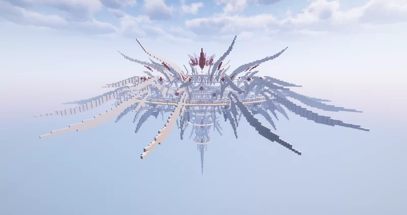 Drops of blood in the sky Minecraft Map