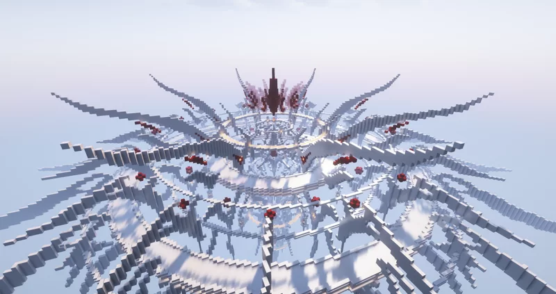 Drops of blood in the sky Minecraft Map