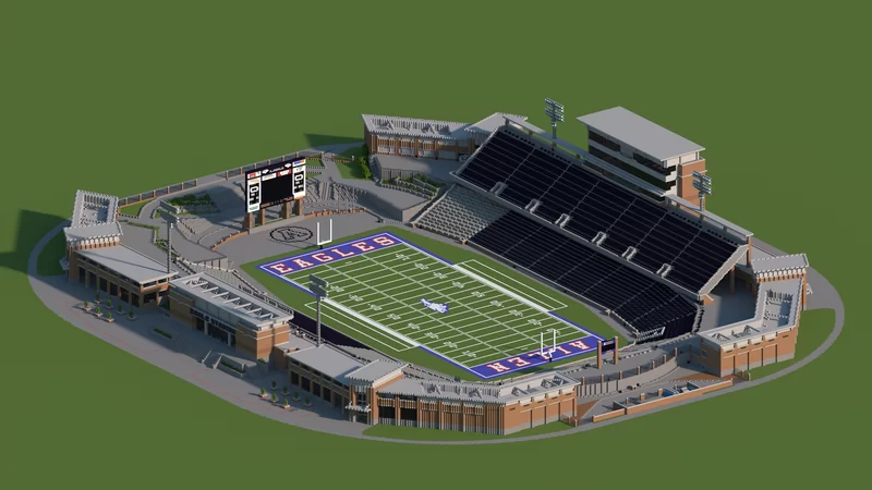 Allen High School Stadium Minecraft Map