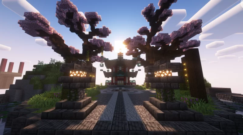 Sakura Temple Minecraft Map