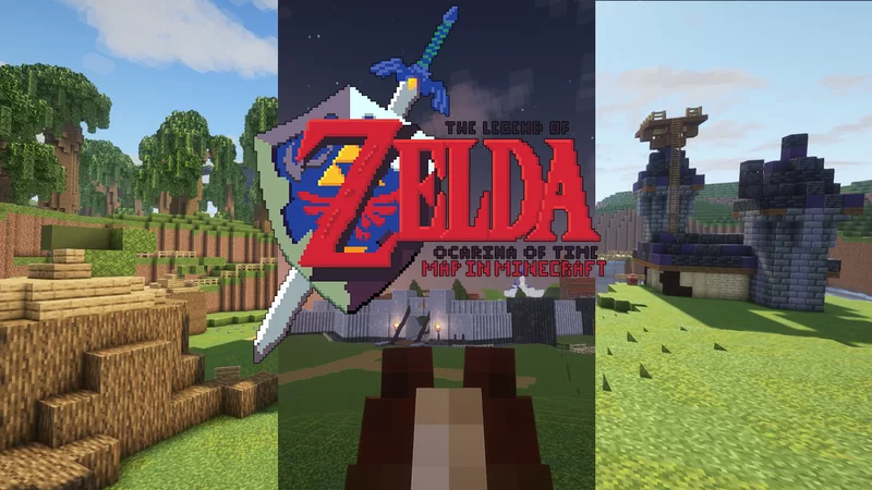 The Legend of Zelda: Ocarina of time in minecraft (Suspended) Minecraft Map