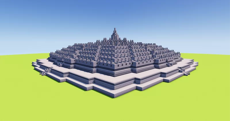 Borobudur Temple (1:1 Scale) Minecraft Map