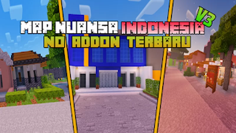 Map Nuansa Indonesia Update V3 Minecraft Map