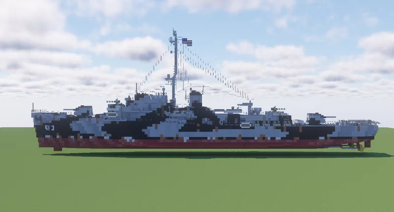 USS Samuel B Roberts (DE-413) John C. Butler-Class Destroyer Escort (1. ...