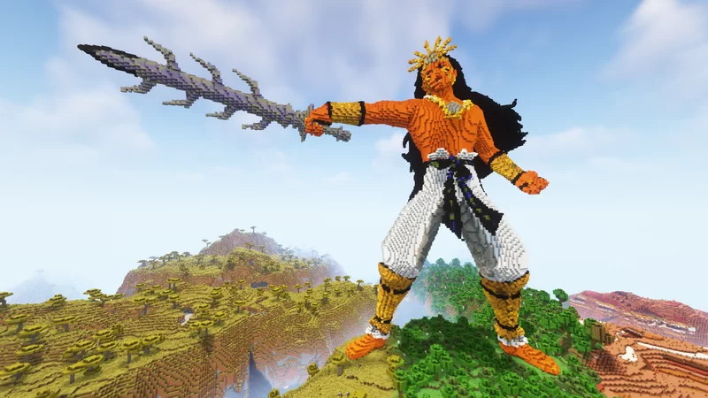 Minecraft Susano-o Statue Minecraft Map