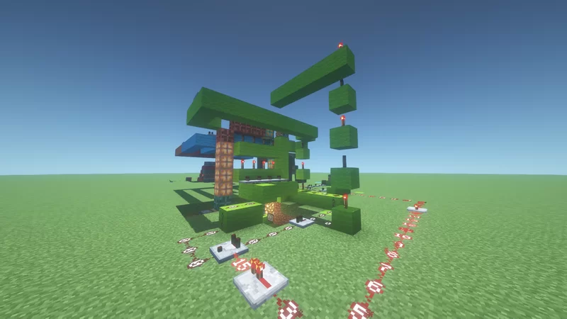20 Bit Redstone Memory Loop V1 My First Redstone Build Minecraft Map