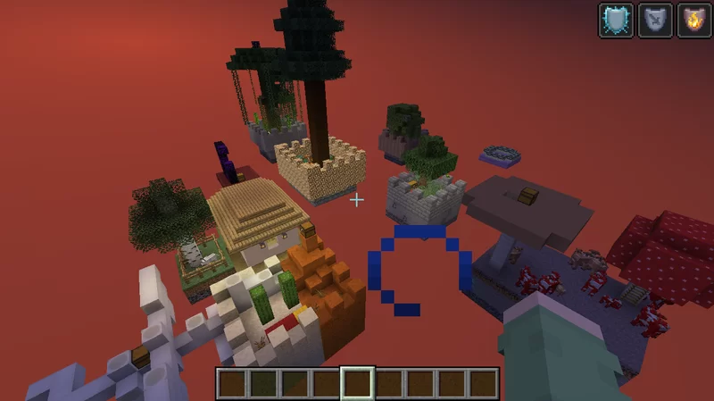 Mundo mapa skyblock Minecraft Map