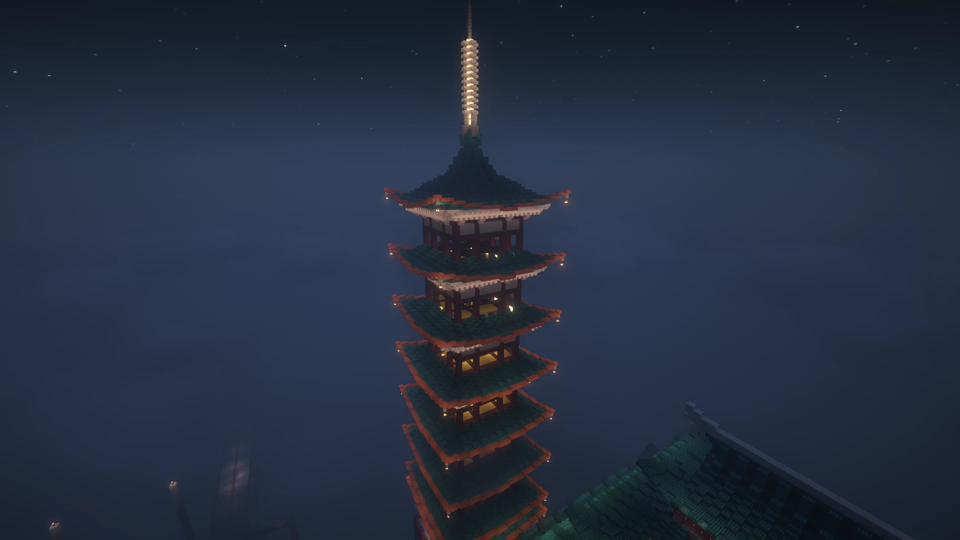 Minecraft Pagoda Tower