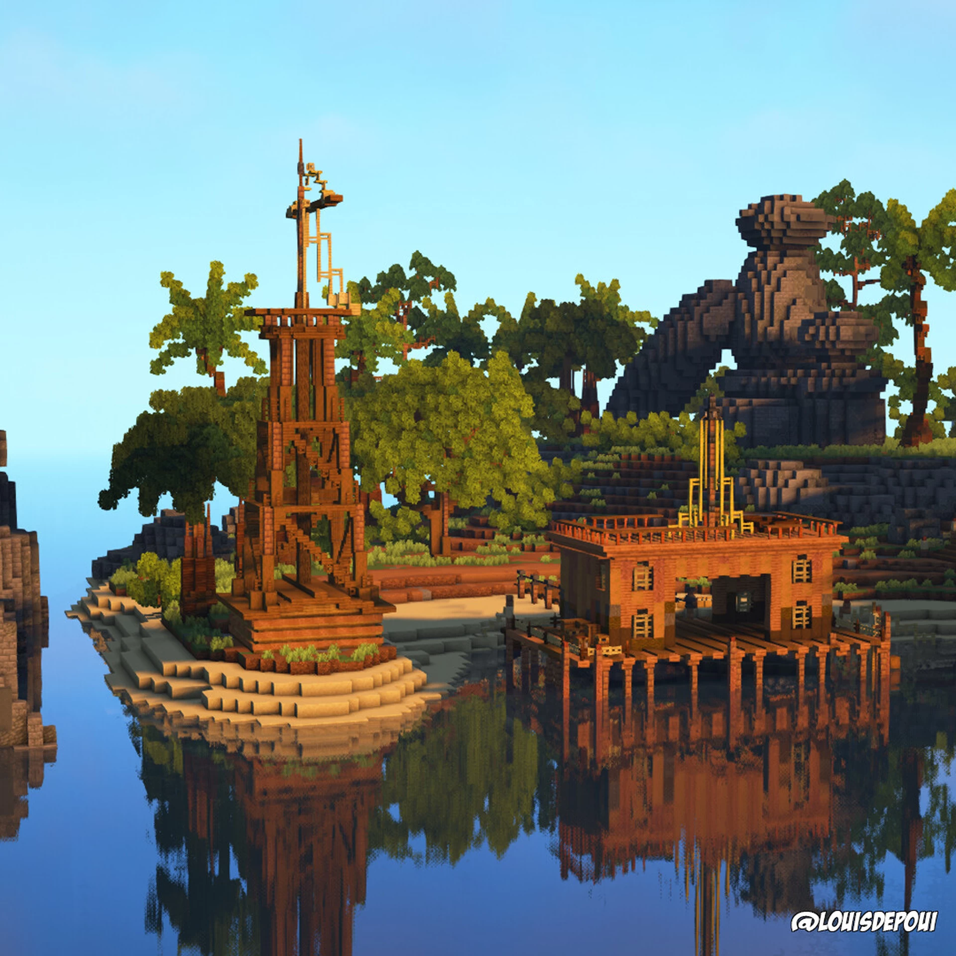 Minecraft Pirate Dock